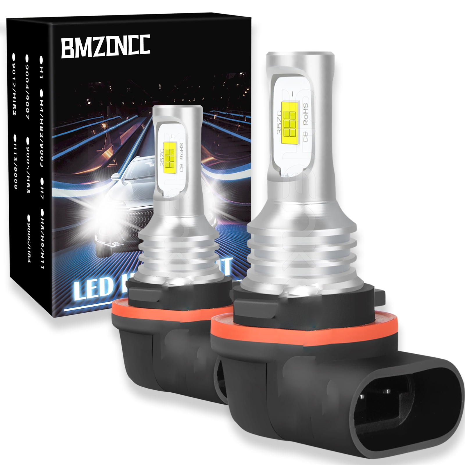 2X LED Headlight Bulbs 35 /35W For 2023 Honda Rancher 420 Fit ATV & UTV ...