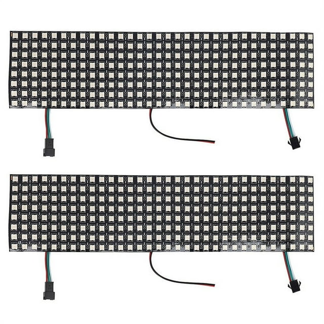 2x Led Matrix Panel Ws2812b Rgb 832 Pixels Digital Flexible Dot Matrix