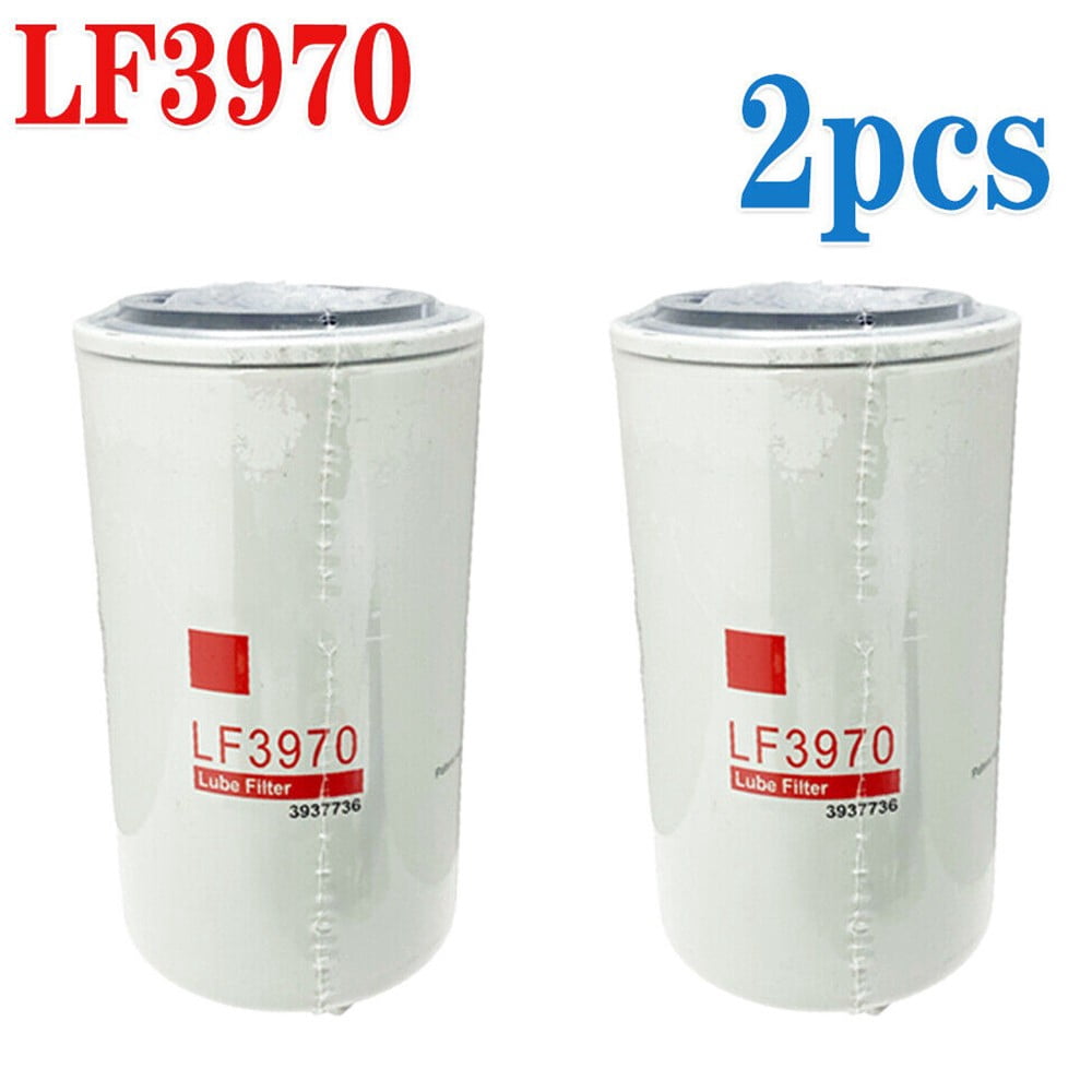 2X LF3970 Oil Filter Fits: Cummins Ford Freightliner Kenworth Peterbilt ...