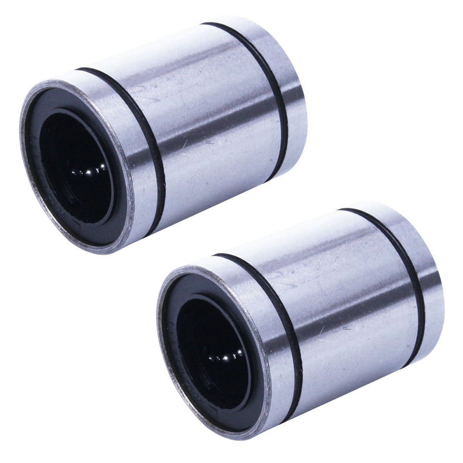 2X LM20UU 20mm Inside Dia Linear Motion Ball Bearing Bushing Silver ...
