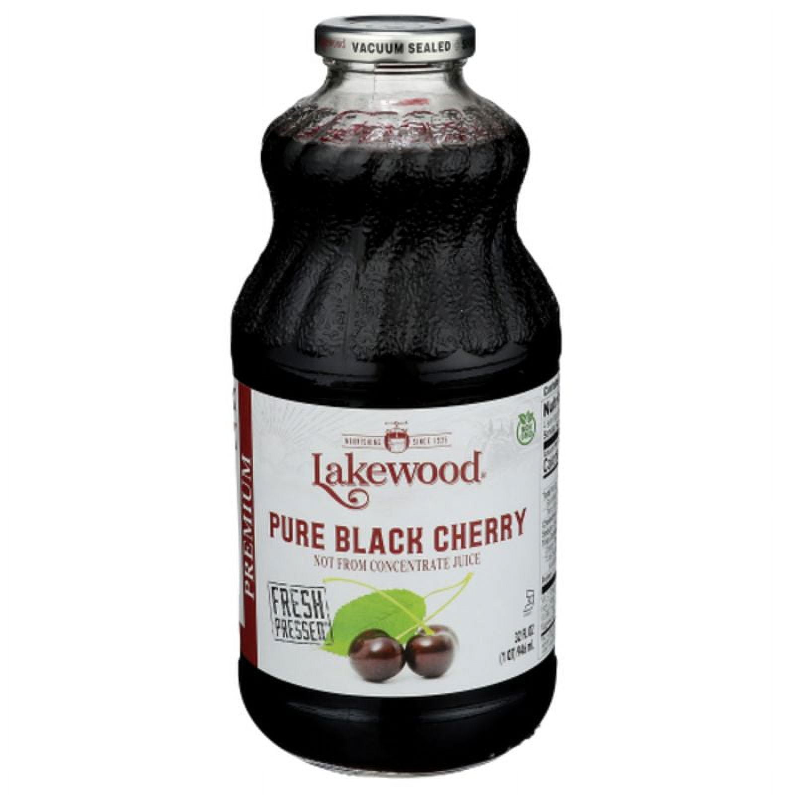 2X - Lakewood Pure Black Cherry Juice 32 fl oz - Walmart.com