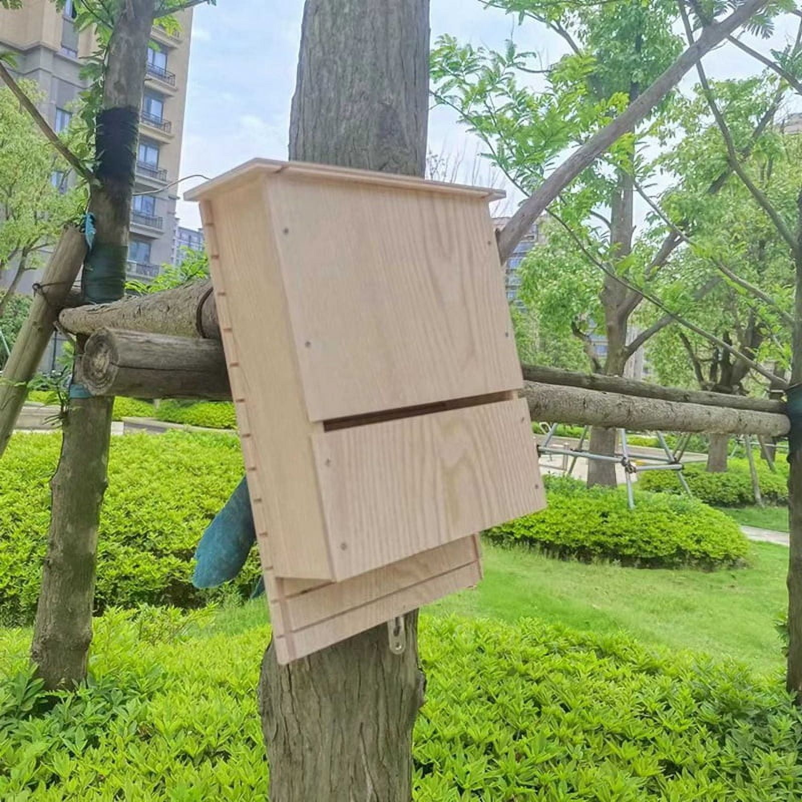 2X Large Outdoor Bat House, Huge Wooden Box, Weatherproof, Untreated ...