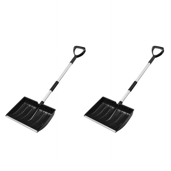 2X Large Portable Snow Shovel for Driveway Snow Shovel with Aluminum ...