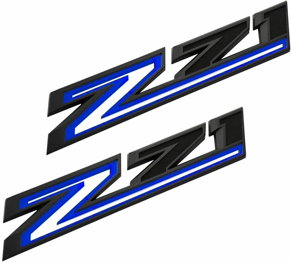 2X Large Size Z71 RH LH Side Fender Emblem Nameplate Badge Decal ...