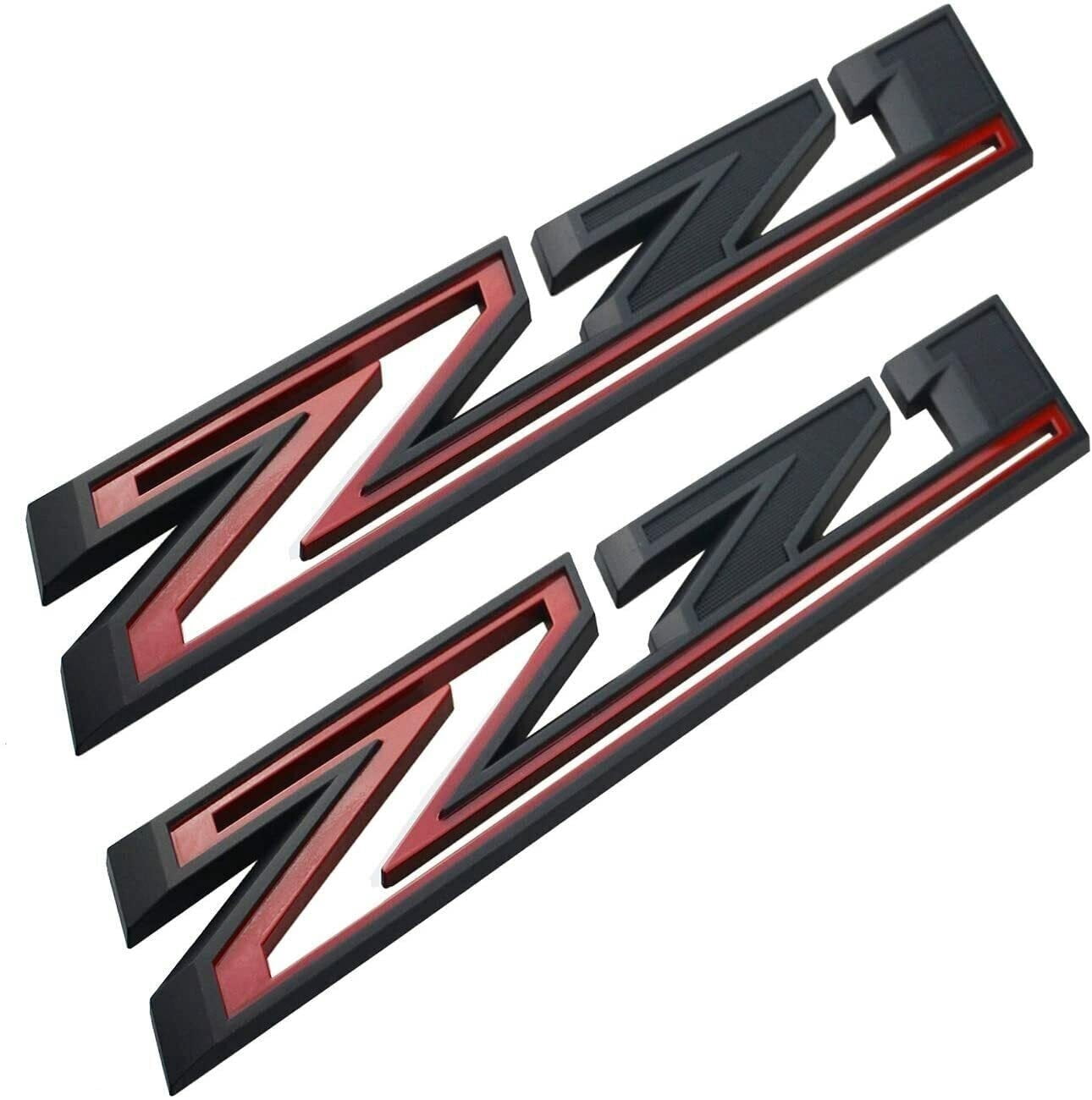2X Large Size Z71 RH LH Side Fender Emblem Nameplate Badge Decal ...