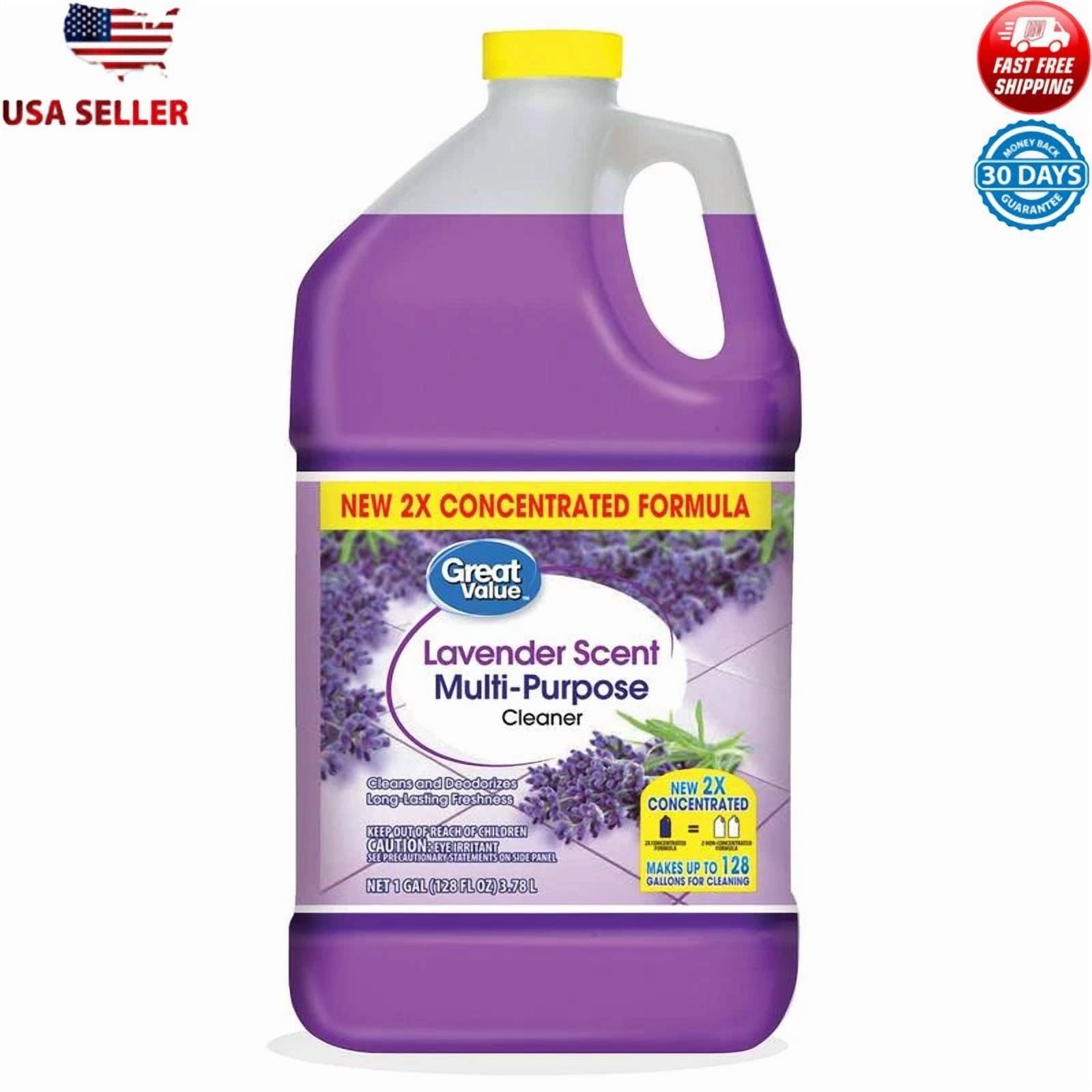 2X Lavender Scent Multi Purpose Cleaner 128Oz Concentrated Degreaser ...