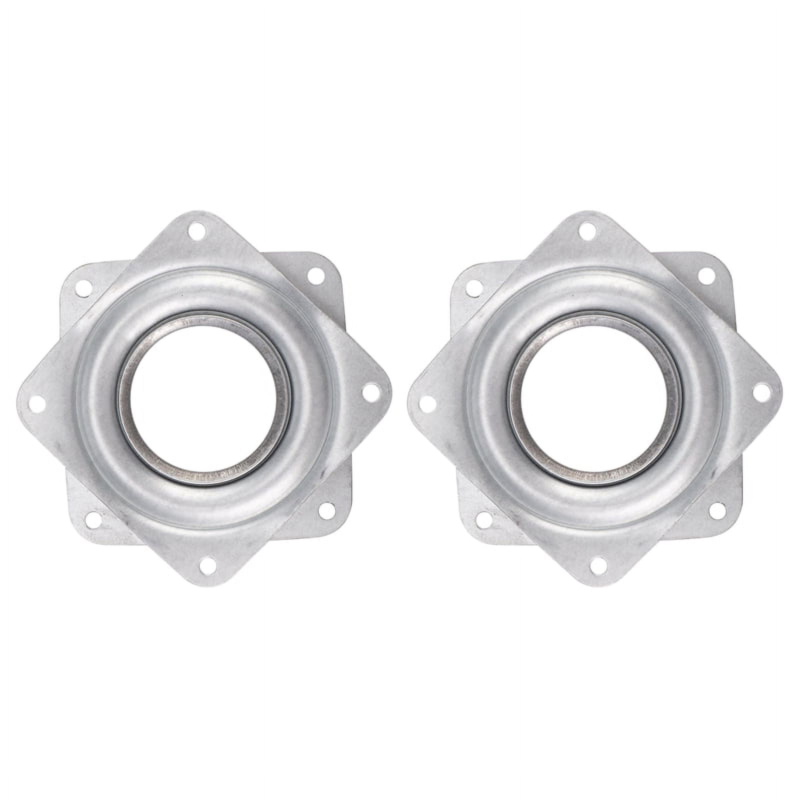 2X Lazy Ball Bearing Metal Swivel Plate - 72 x 72 x 9 mm - Walmart.com