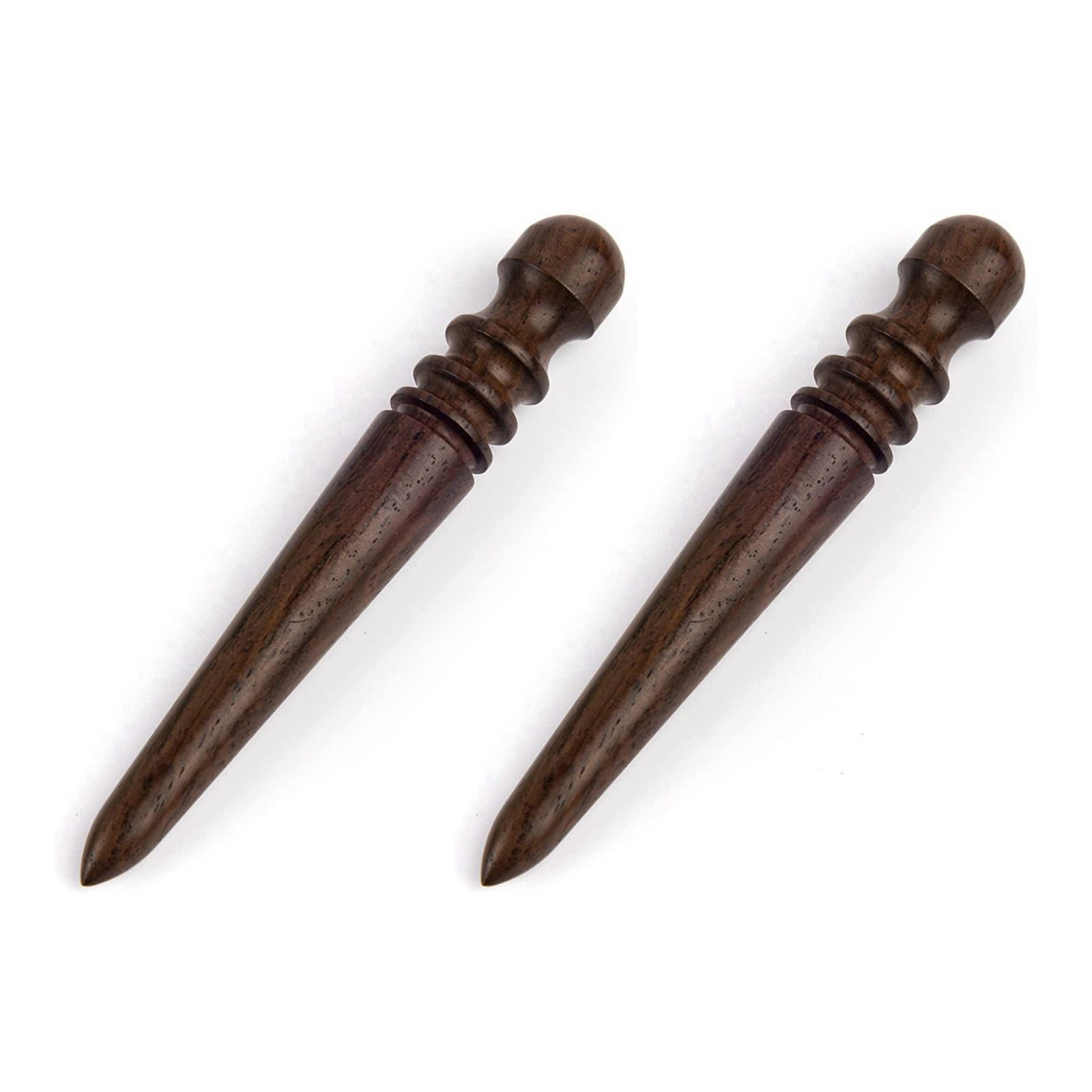 2X Leather Burnisher Tool Wood Leather Edge Burnisher Tapered Wooden ...