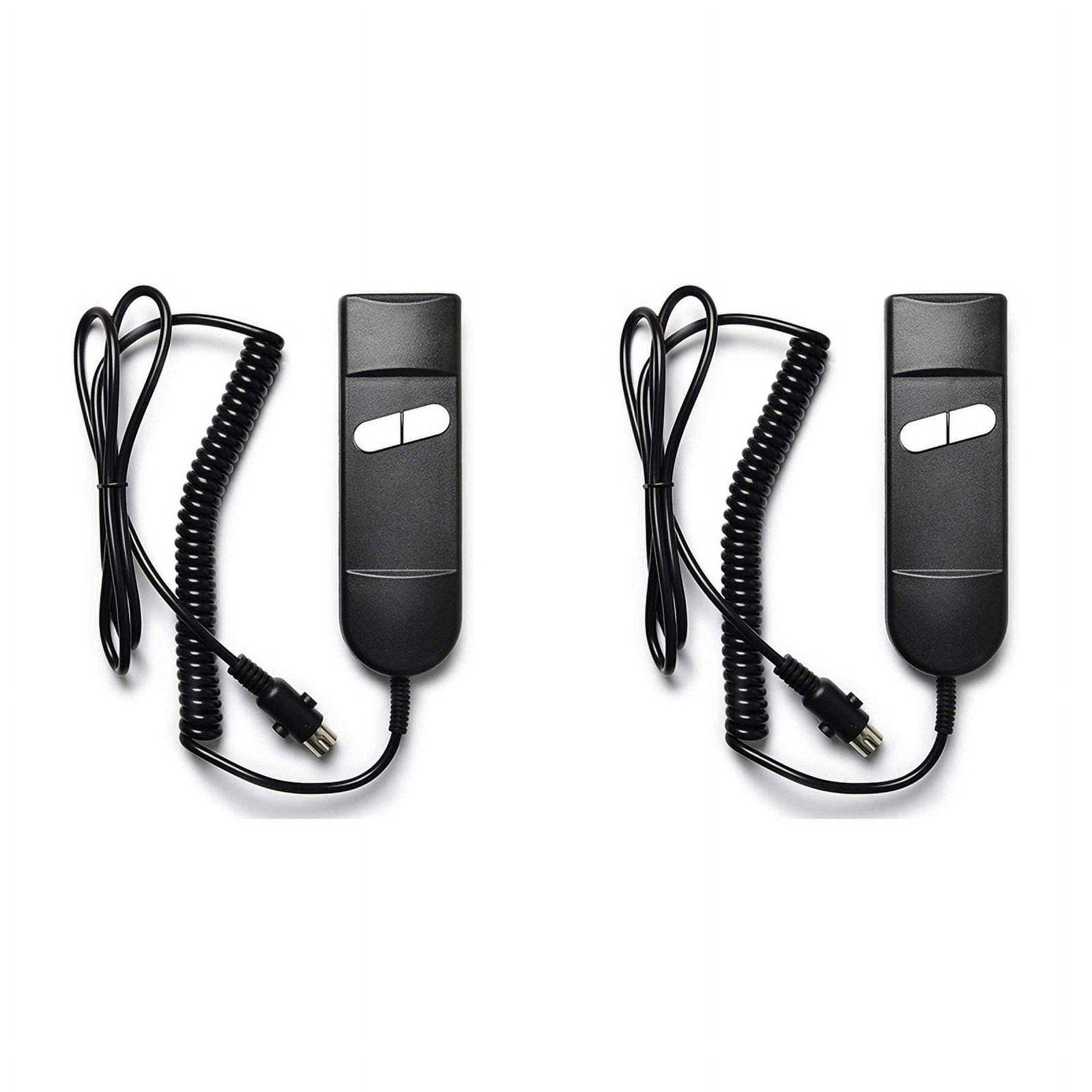 2X Lift Chair Remote Replacement, 5 Pin 2 Button Power Recliner Remote ...