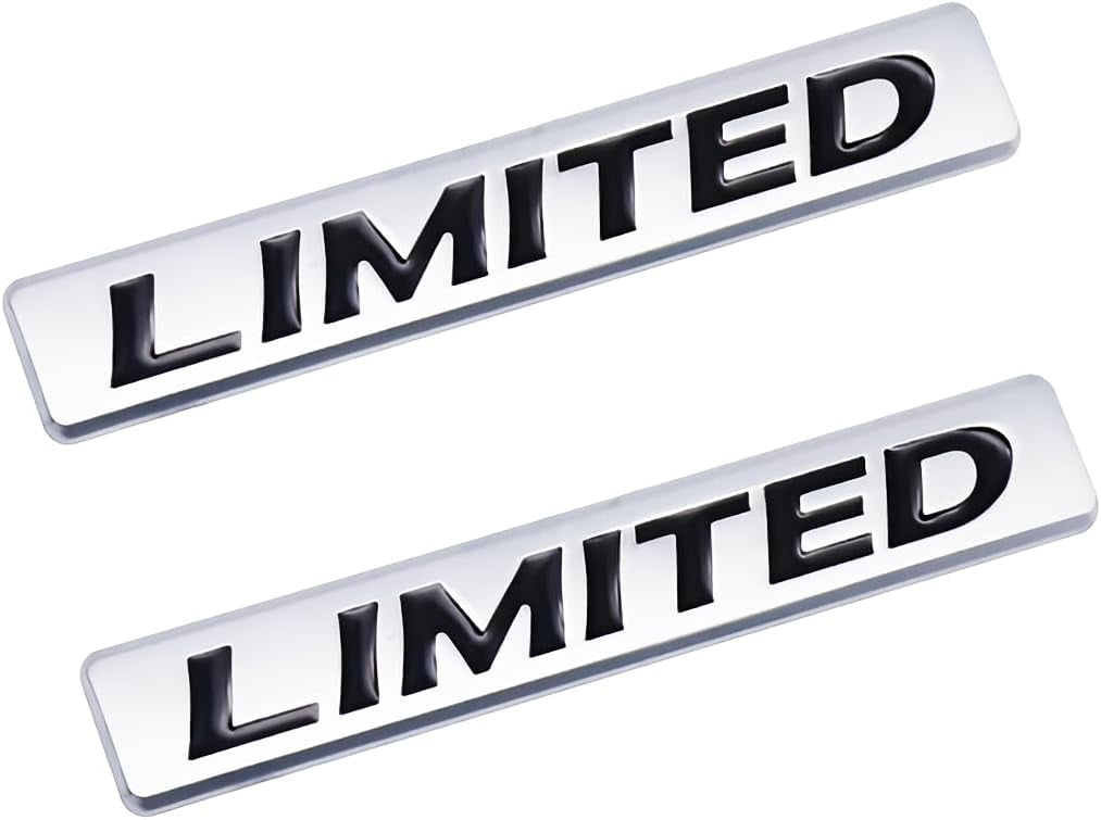 2X Limited Logo, 3D Decal Sticker Badge, Metal Fits for Side Emblem ...