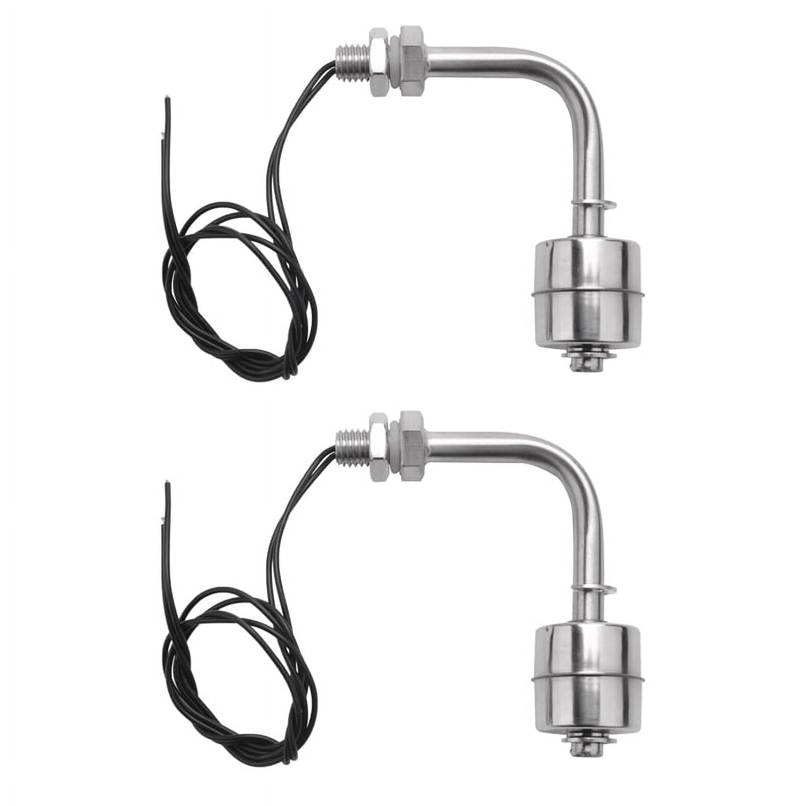 2X Liquid Water Level Stainless Steel Right Angle Floating Switch for ...