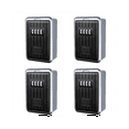 2X Lock Box 4 Digit Combination Box Weather Resistant Key Hider with ...
