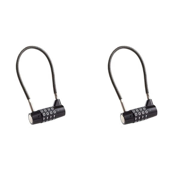 2X Luggage Locks, 4-Digit Security Suitcase Locks, Combination Padlock ...