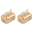 2X Luxury Golden Tissue Boxes Storage Napkin Holder Paper Case ...