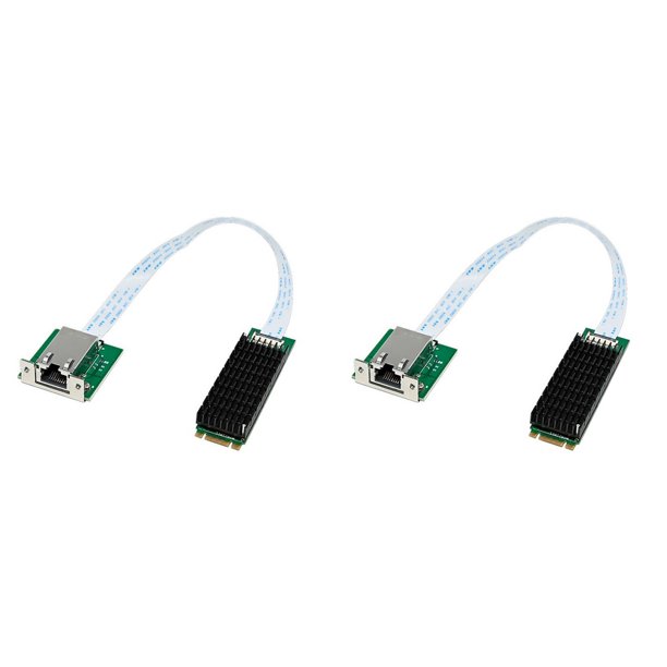 2X M.2 B+M Single-Port 10GbE Network Card RJ45 Ethernet Network Adapter ...