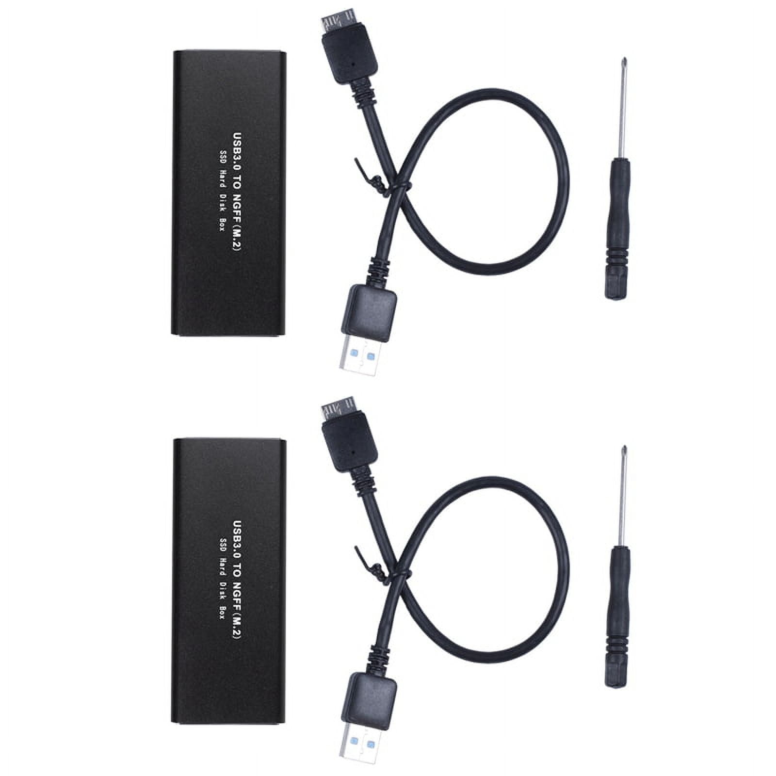 2X M.2 Sata Ssd to USB 3.0 External Ssd Reader Converter Adapter ...