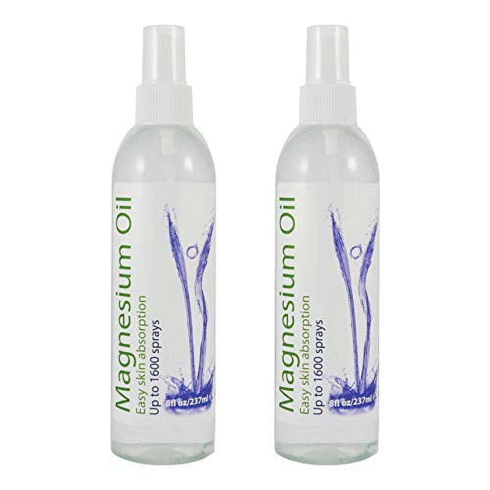 2X Magnesium Oil Spray - Pharmaceutical Grade. High Potent 27.5% ...