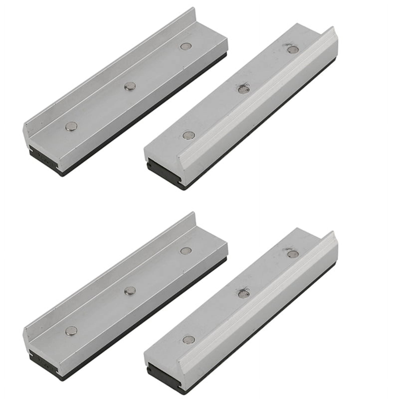 2X Magnetic Bench Vise Jaw Protect Cover with Universal Soft Jaws Pads ...