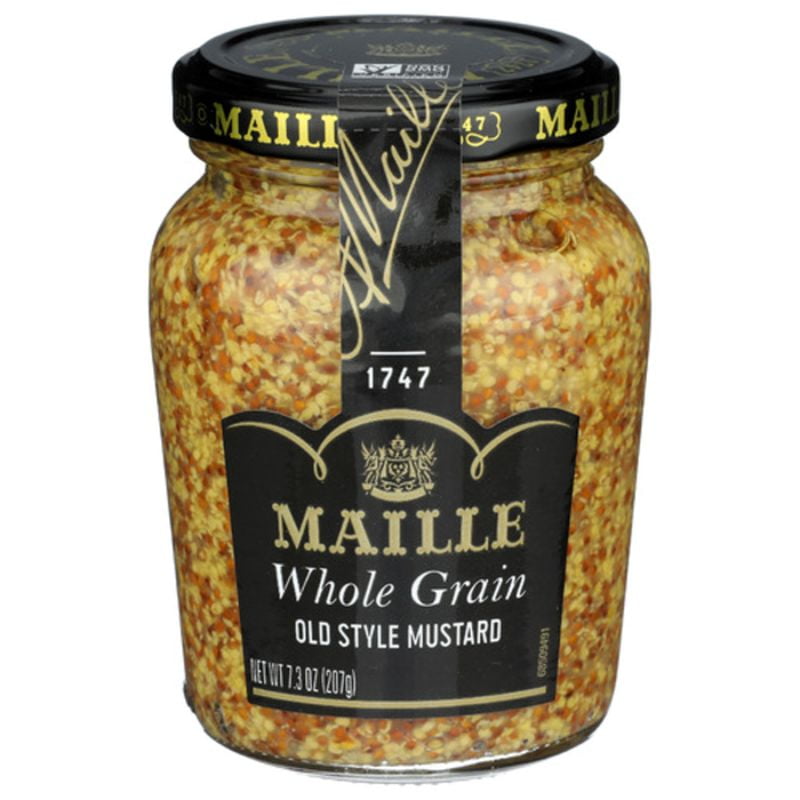 2X - Maille Old Style Whole Grain Dijon Mustard 7.3 oz - Walmart.com
