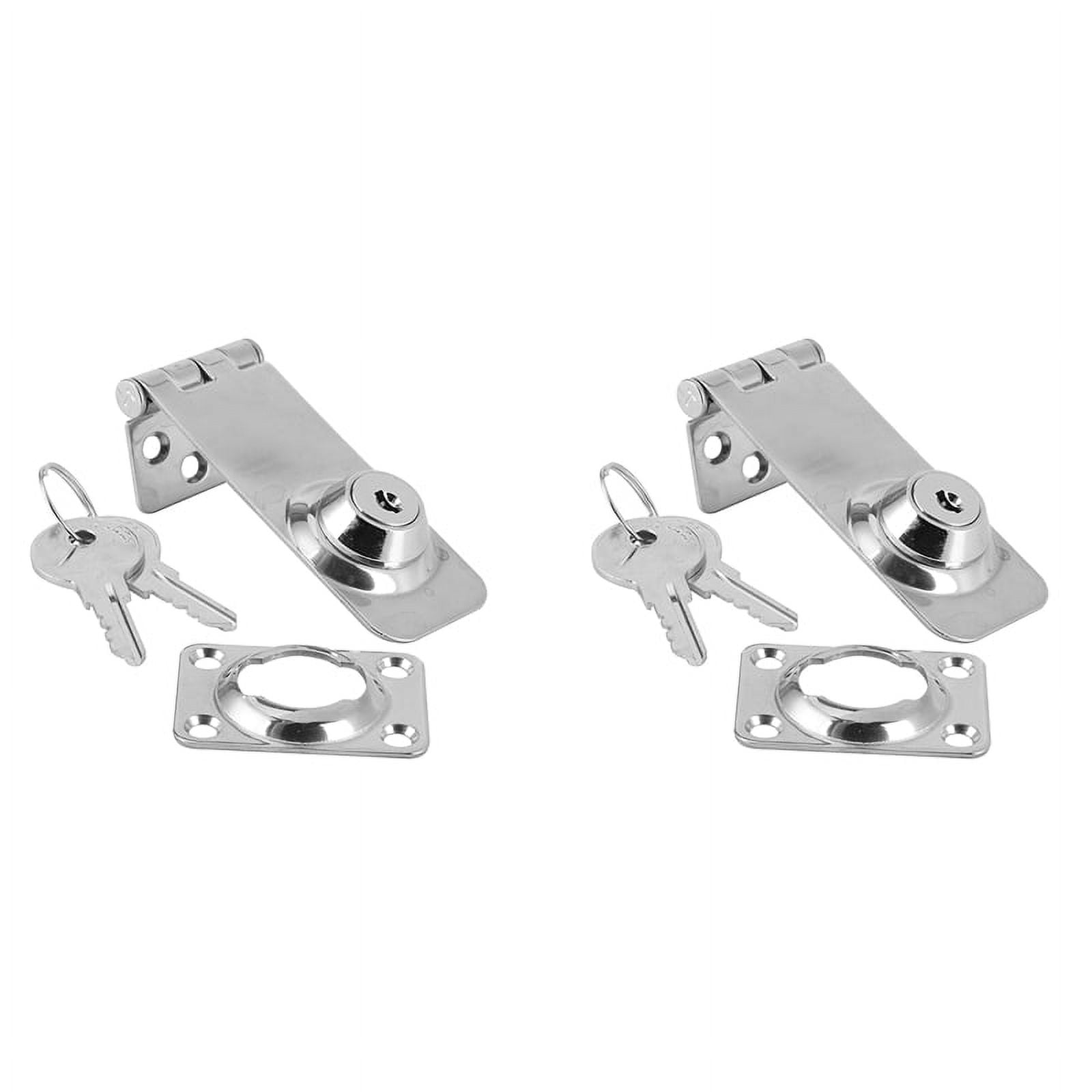 2X Marine Boat Hasp Locks 304 Stainless Steel Locking Hasp Latch for ...