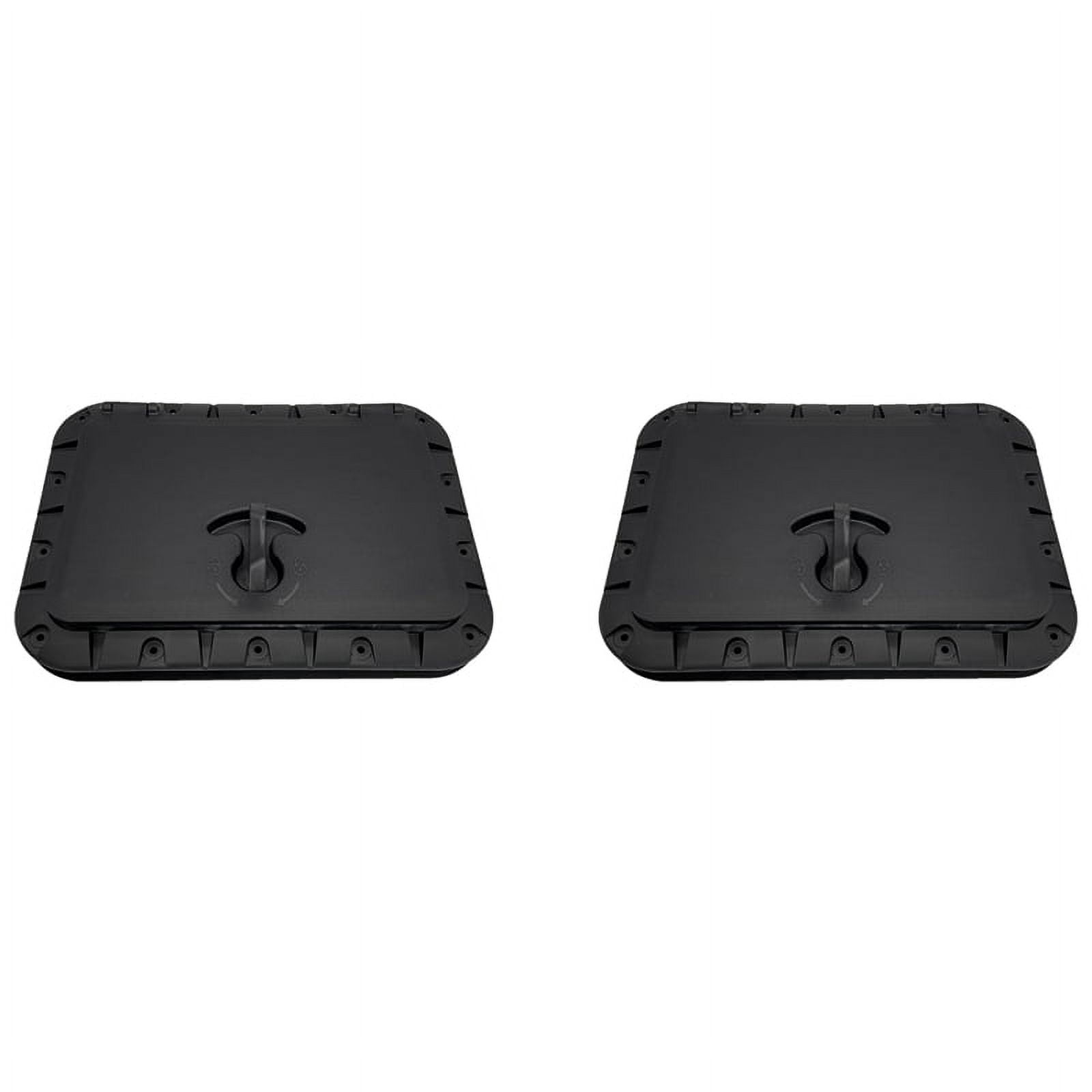 2X Marine Deck Plate Square Hatch Pull Out Handle Hatch for Boat Kayak ...
