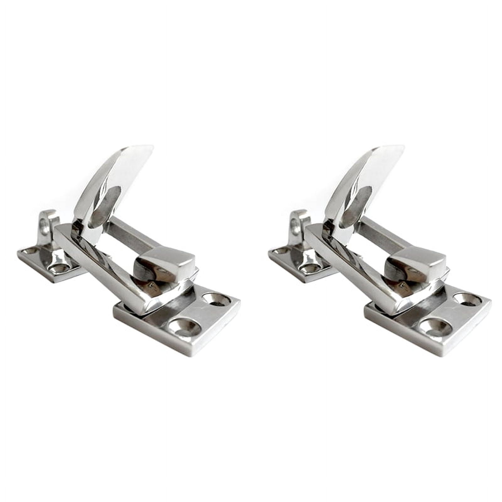 2X Marine-Grade 316 Stainless Steel Boat Deck Locker Hatch Anti-Rattle ...