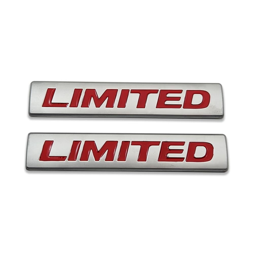 2X Matte Metal Limited Logo Car Emblem Premium 3D Racing Sport Edition ...