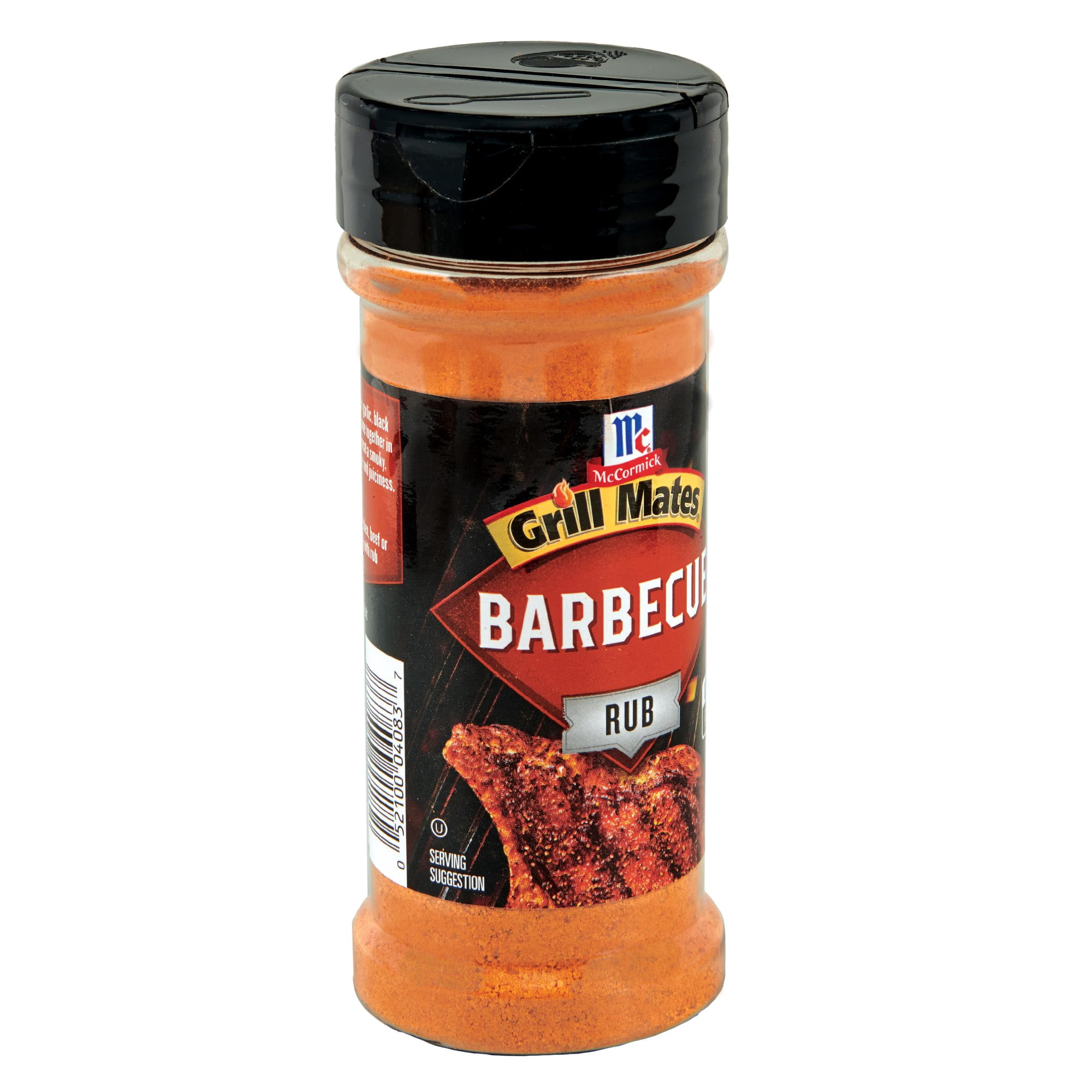 2X - Mccormick Grill Mates Barbecue Rub, 6 Oz - Walmart.com