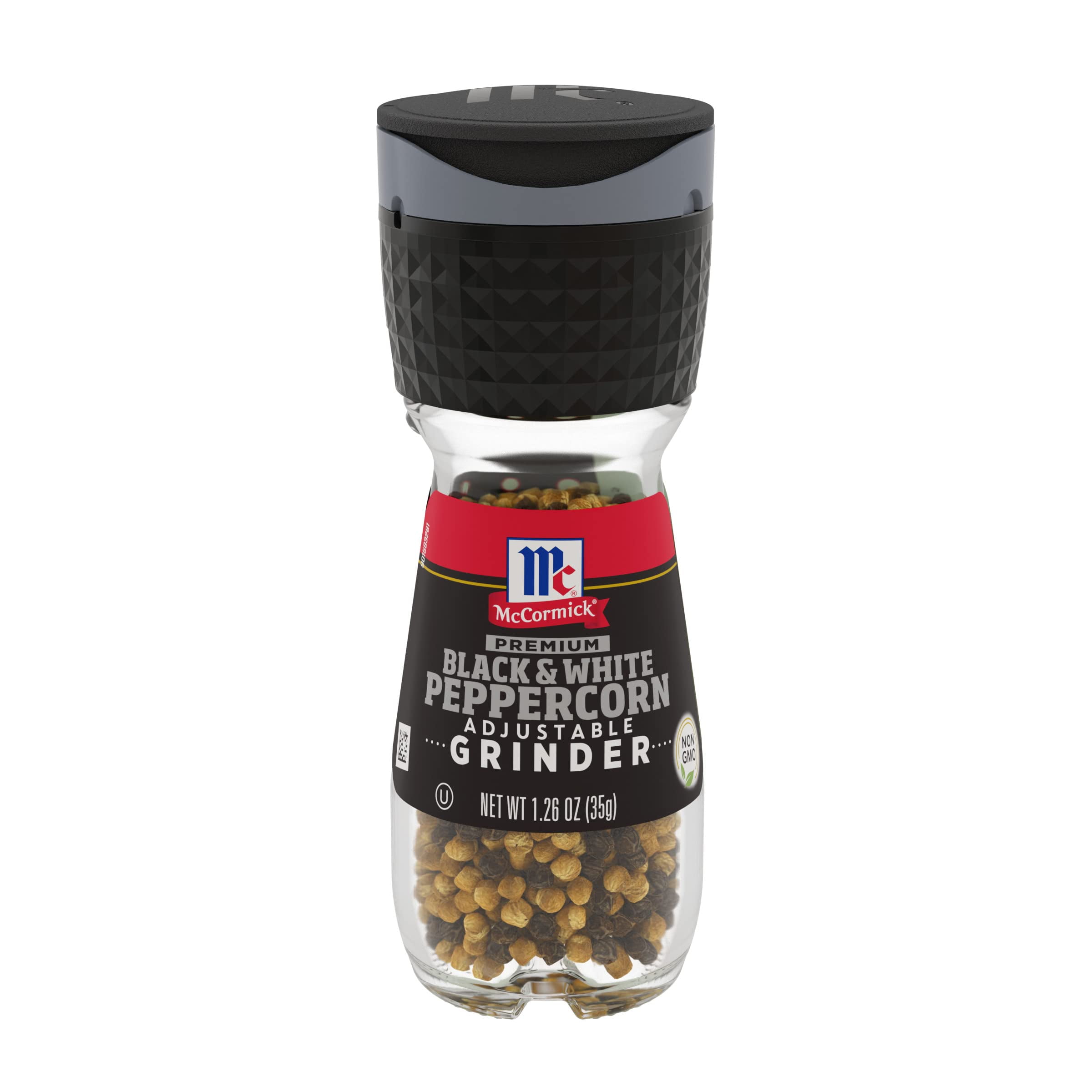 2X - Mccormick Premium Black & White Peppercorn Grinder, 1.26 Oz ...