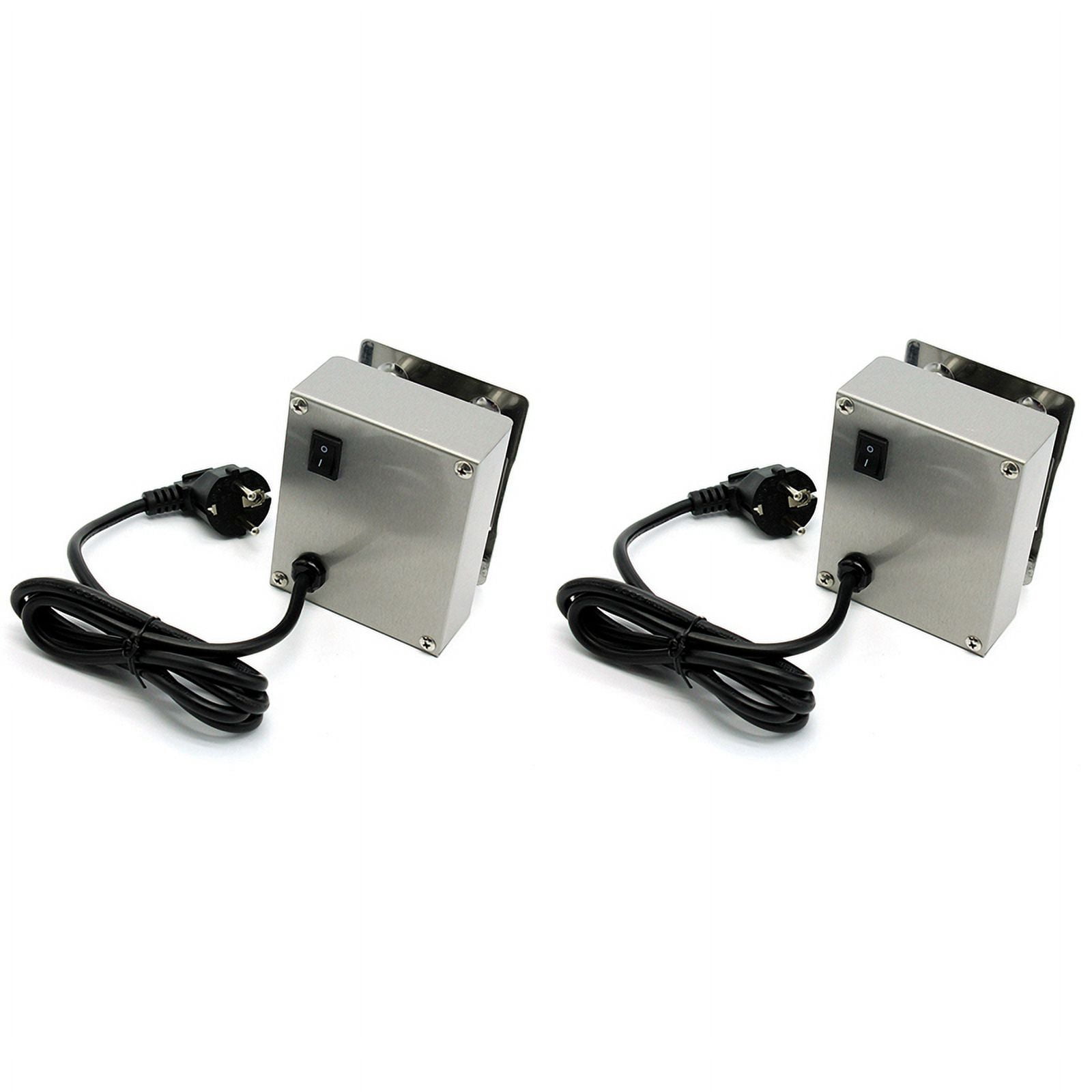 2X Meat BBQ Rotisserie Rotating Motor Eletric Grill Barbecue Spit Metal ...