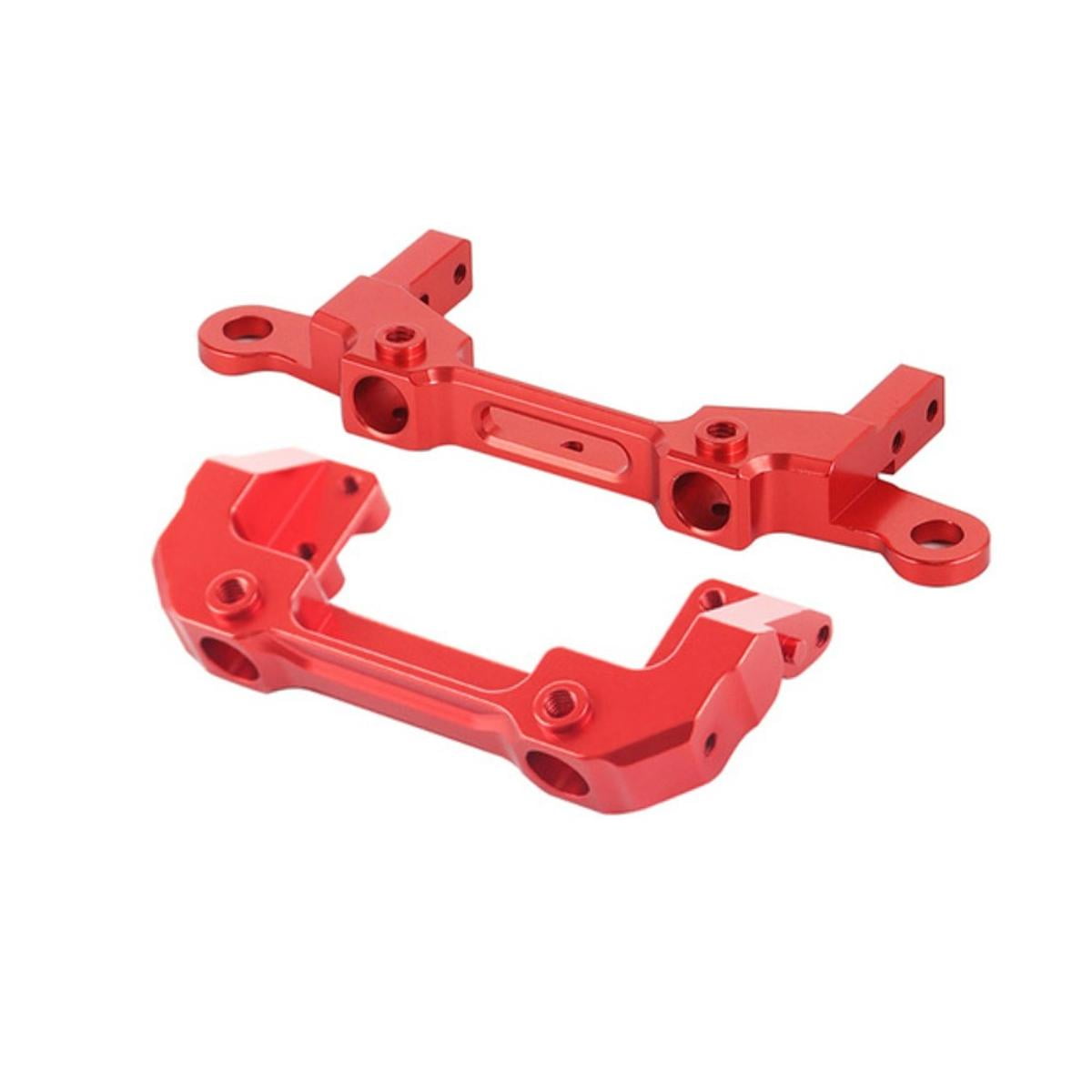 2X Metal 1/10 RC Crawler Car Front Rear Bumper Mount Bracket For Axial ...