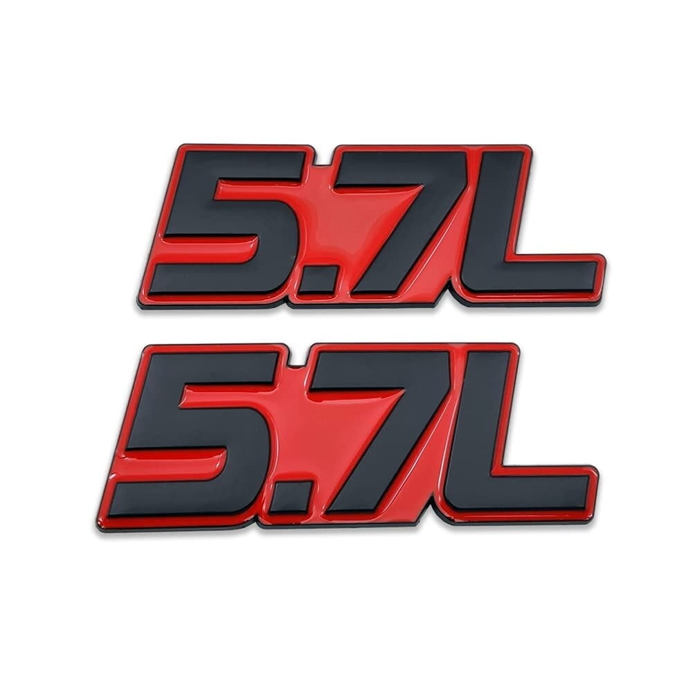 2X Metal 6.2L Logo Emblem Premium 3D 6.2 Badge Car Door Fender Sticker ...