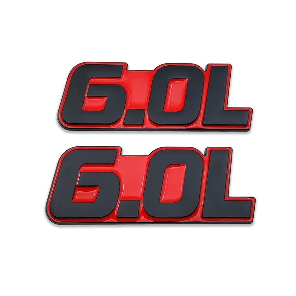 2X Metal 6.2L Logo Emblem Premium 3D 6.2 Badge Car Door Fender Sticker ...