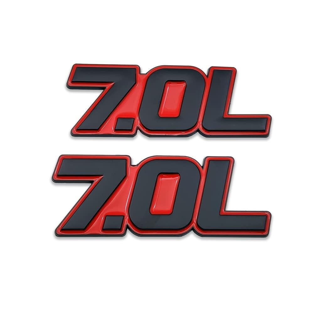 2X Metal 6.2L Logo Emblem Premium 3D 6.2 Badge Car Door Fender Sticker ...