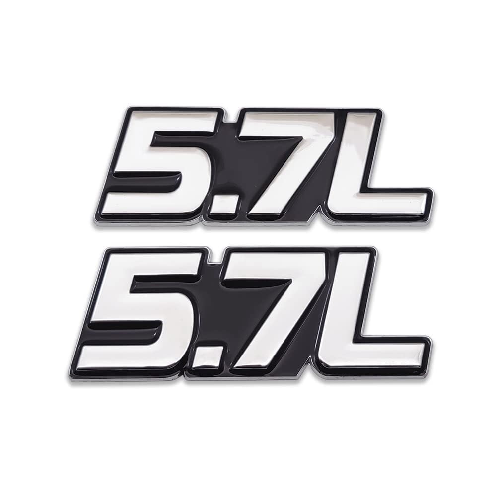 2X Metal 6.2L Logo Emblem Premium 3D 6.2 Badge Car Door Fender Sticker ...