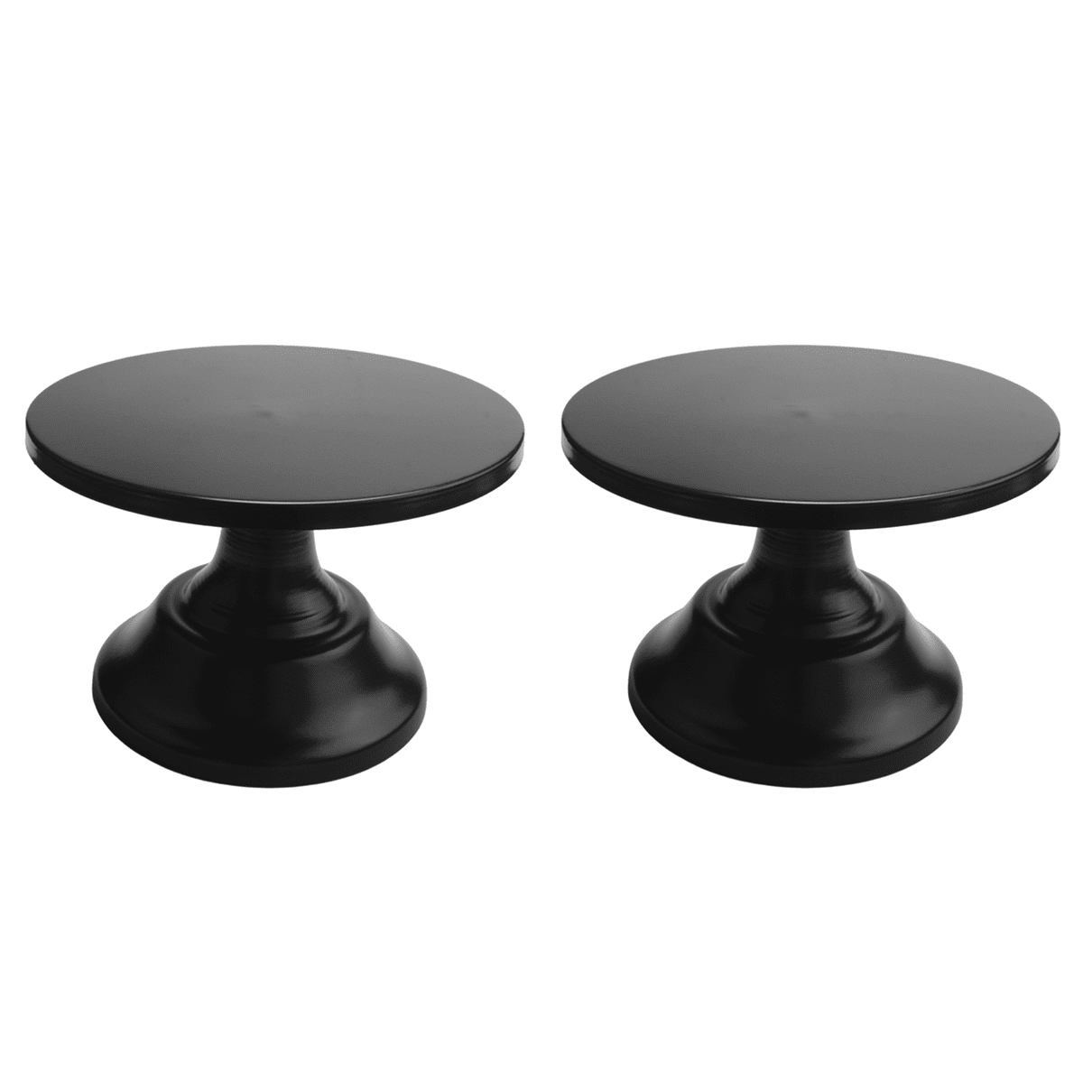 2X Metal Iron Cake Stand Round Pedestal Dessert Holder Cupcake Display ...