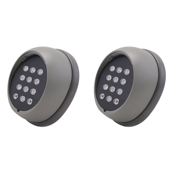 2X Metal Wireless Keypad Gate Opener Keypad Rolling Code 433Mhz Keypad ...