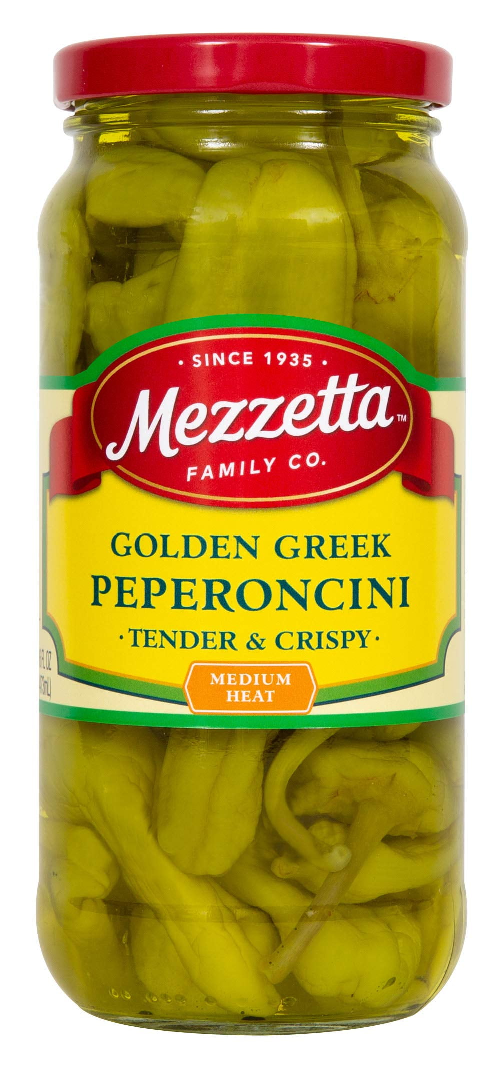 2X - Mezzetta Golden Greek Peperoncini, Whole, 16 Ounce - Walmart.com