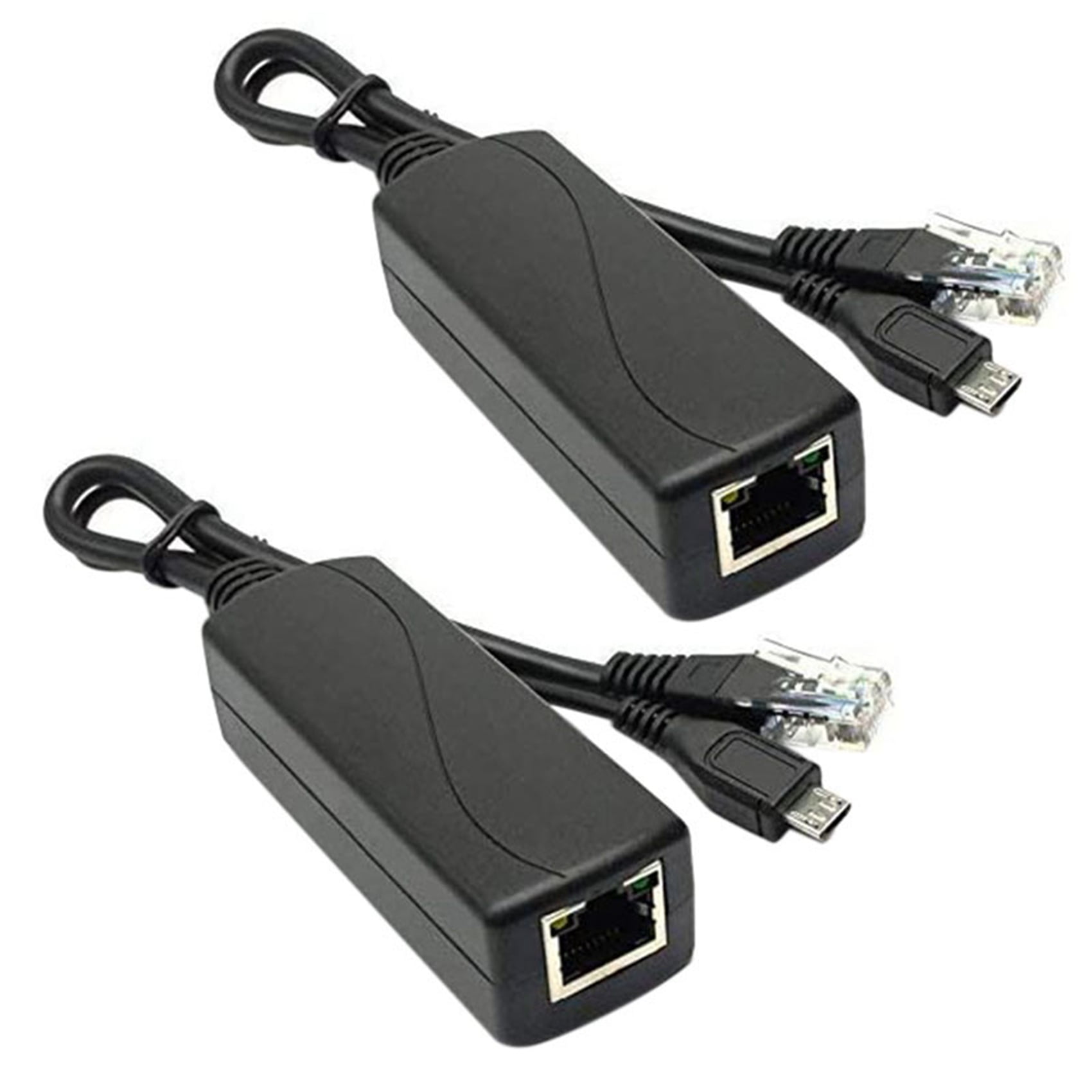 2X Micro-USB POE Splitter 48V to 5V2A/3A Mini USB Power Supply National ...