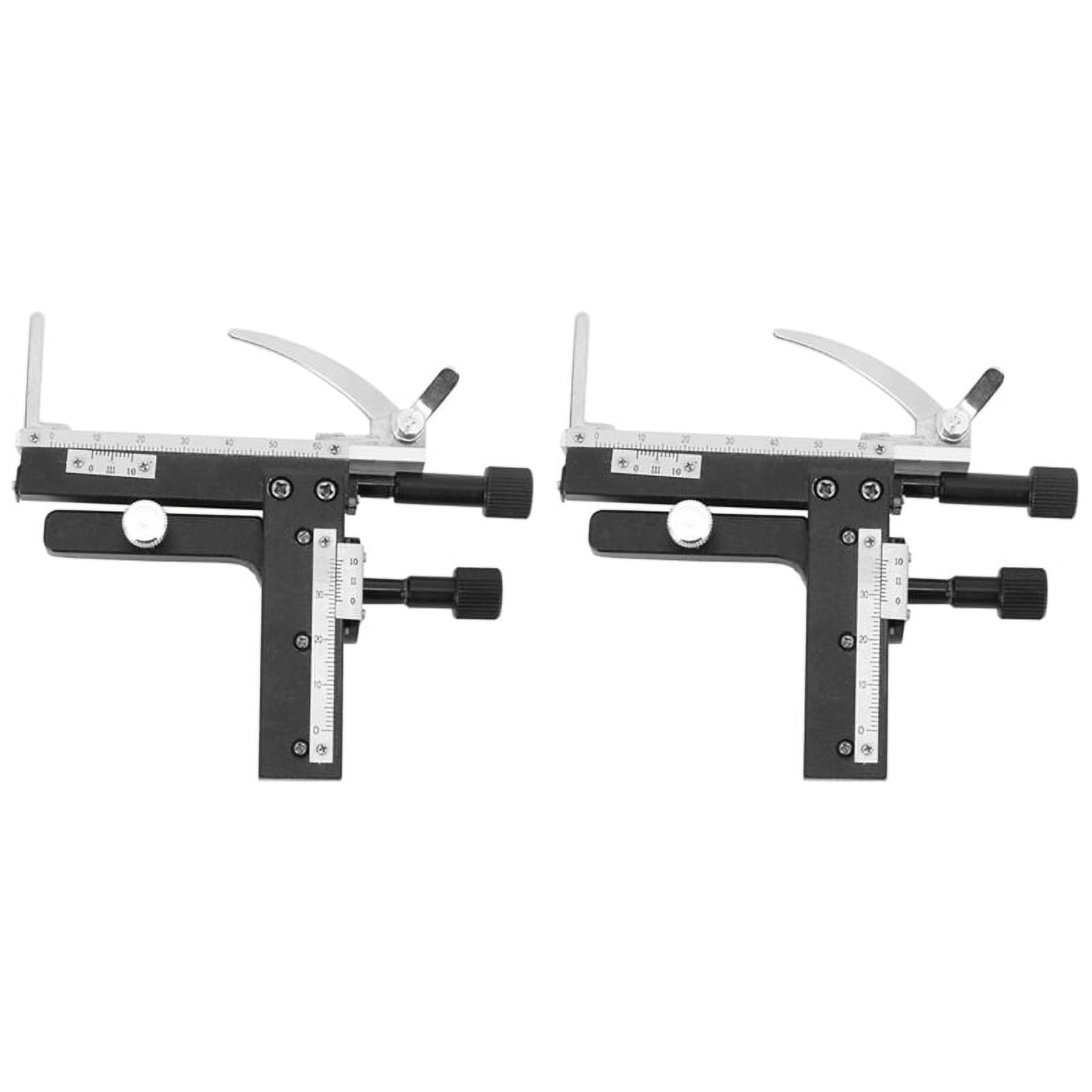 2X Microscope Attachable Mechanical Stage X-Y Moveable Caliper Vernier ...