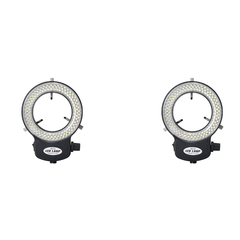 2X Microscope Light- Ring Light Adjustable 144 Lamp Beads LED Light ...