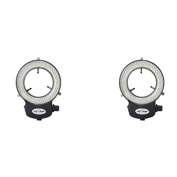 2X Microscope Light- Ring Light Adjustable 144 Lamp Beads LED Light ...