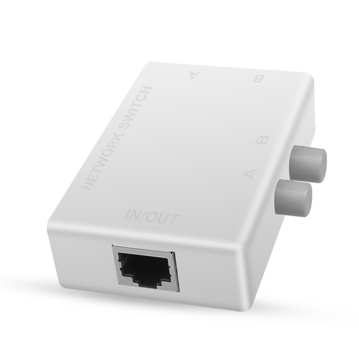 2X Mini 2 Port RJ45 RJ-45 Network Switch Ethernet Network Box Switcher ...