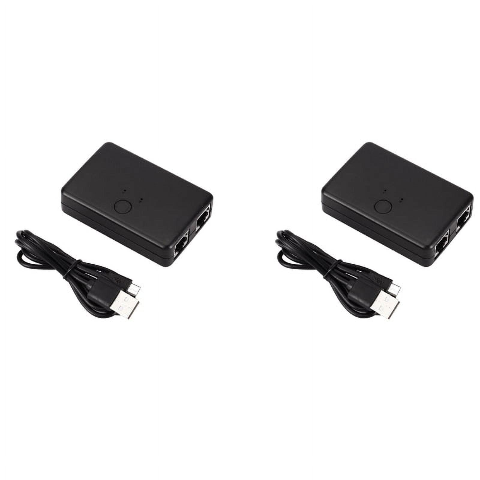 2X Mini 2 Port Rj45 Lan Hub Network Switch Box Computer Ethernet ...