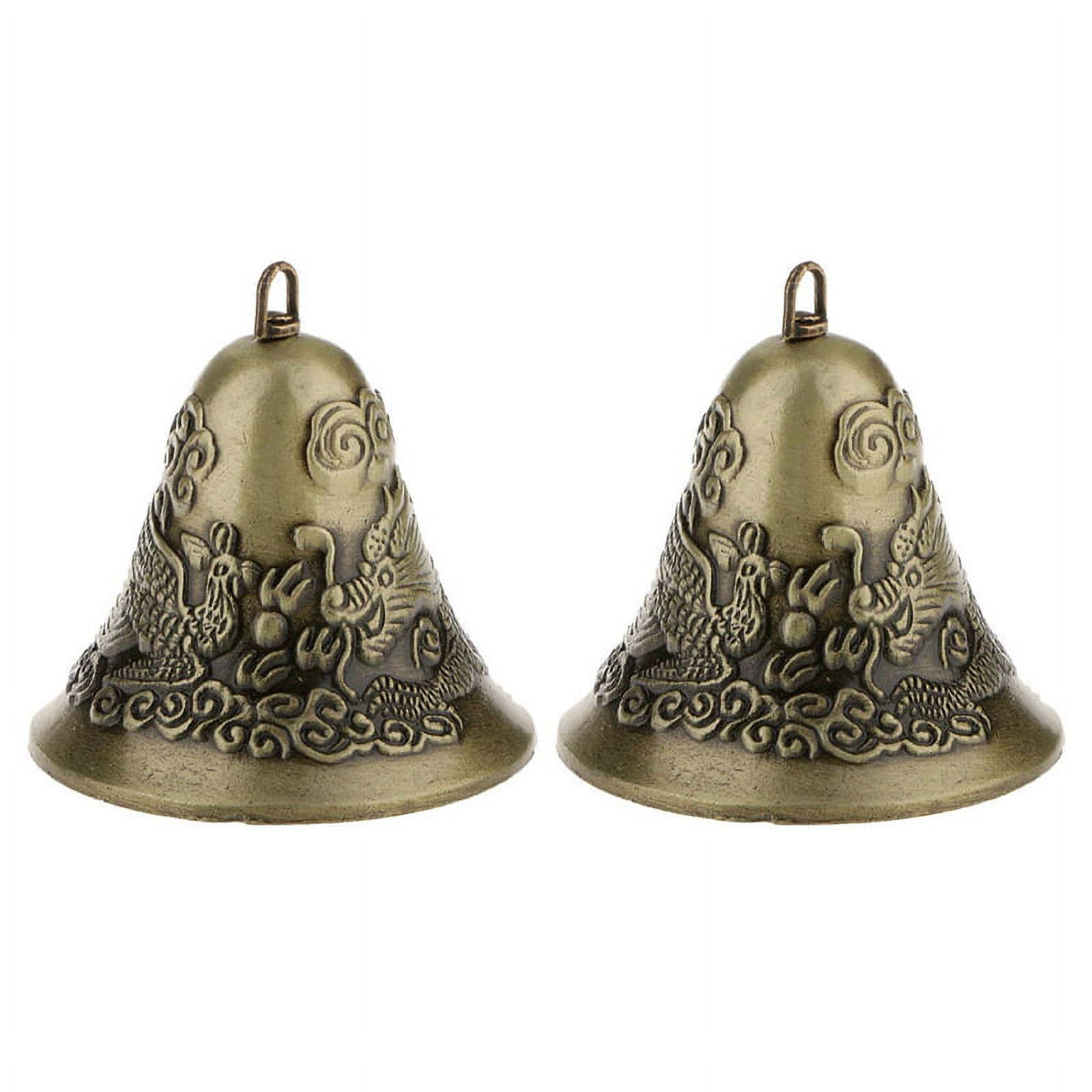 2X Mini-Feng Shui Chinese Dragon Charm and Phoenix Figure Decor - Walmart.com