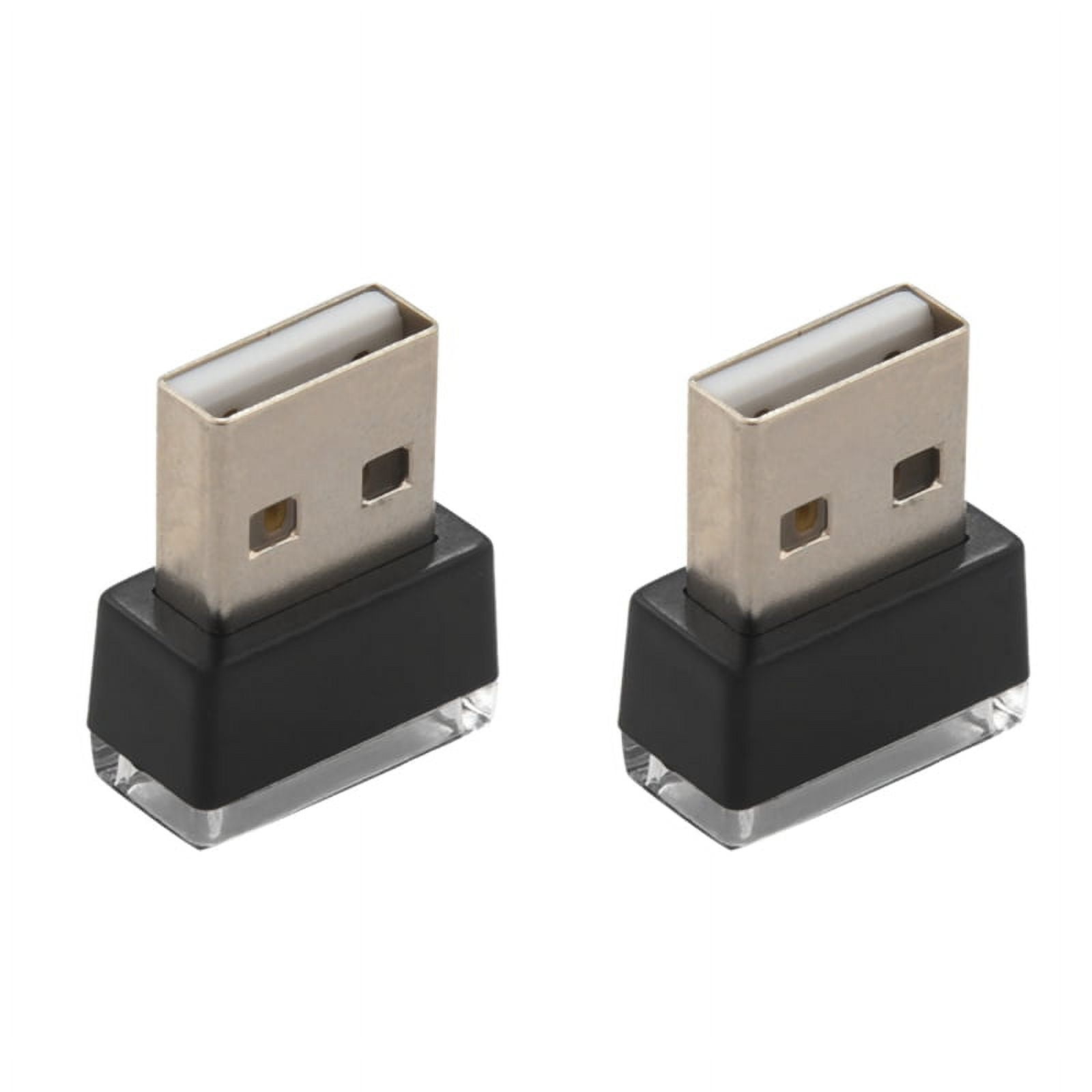 2X Mini Portable Mini Usb LED Car Light Car Interior Usb Atmosphere ...