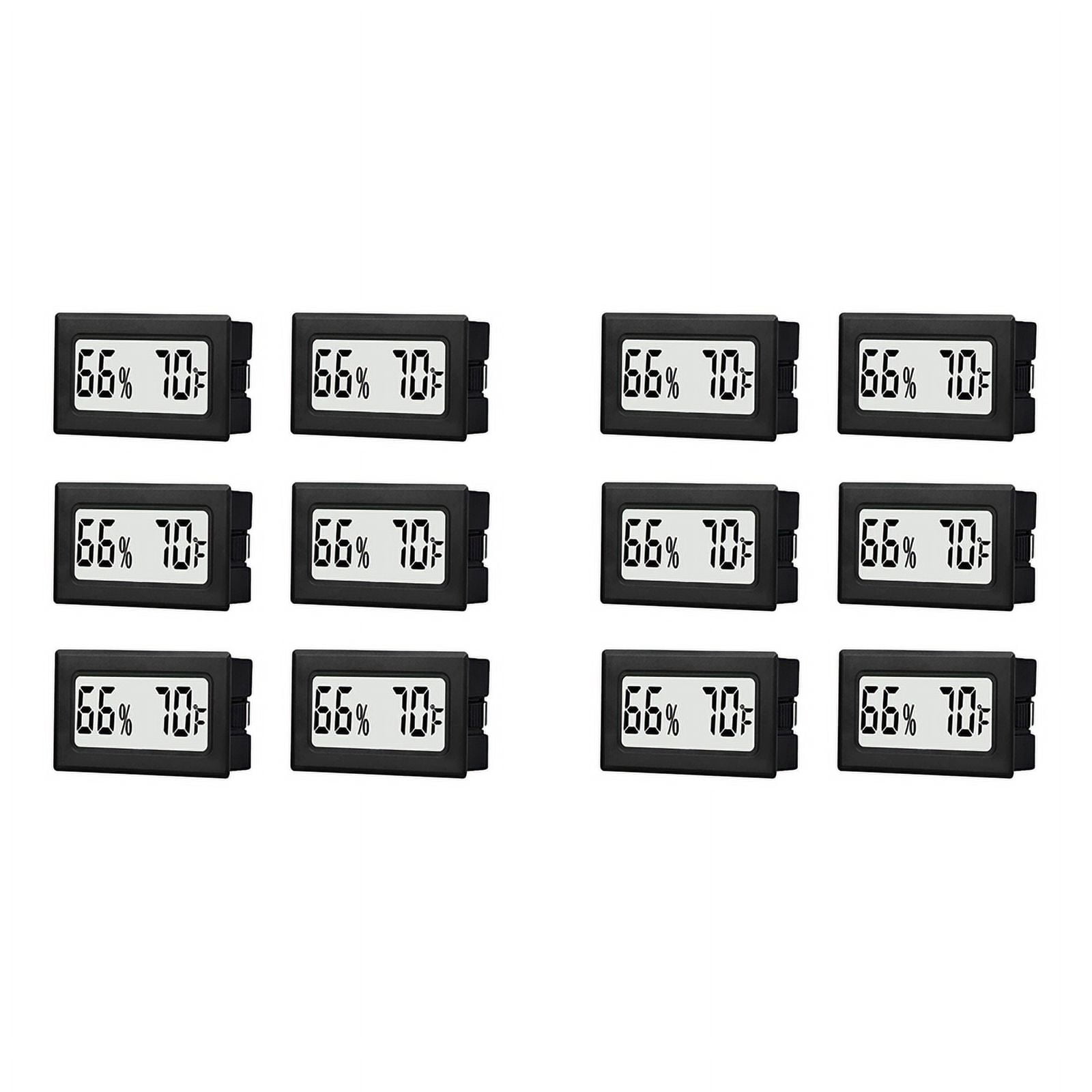 2X Mini Small Digital Hygrometer Thermometer Indoor with Temp Humidity ...