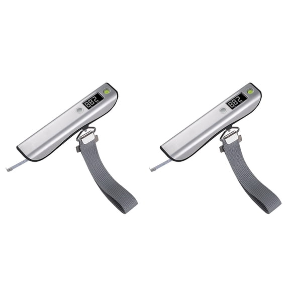 2X Mini Suitcase Scale LED Display 50Kg/110Lb Digital Luggage Scale for ...