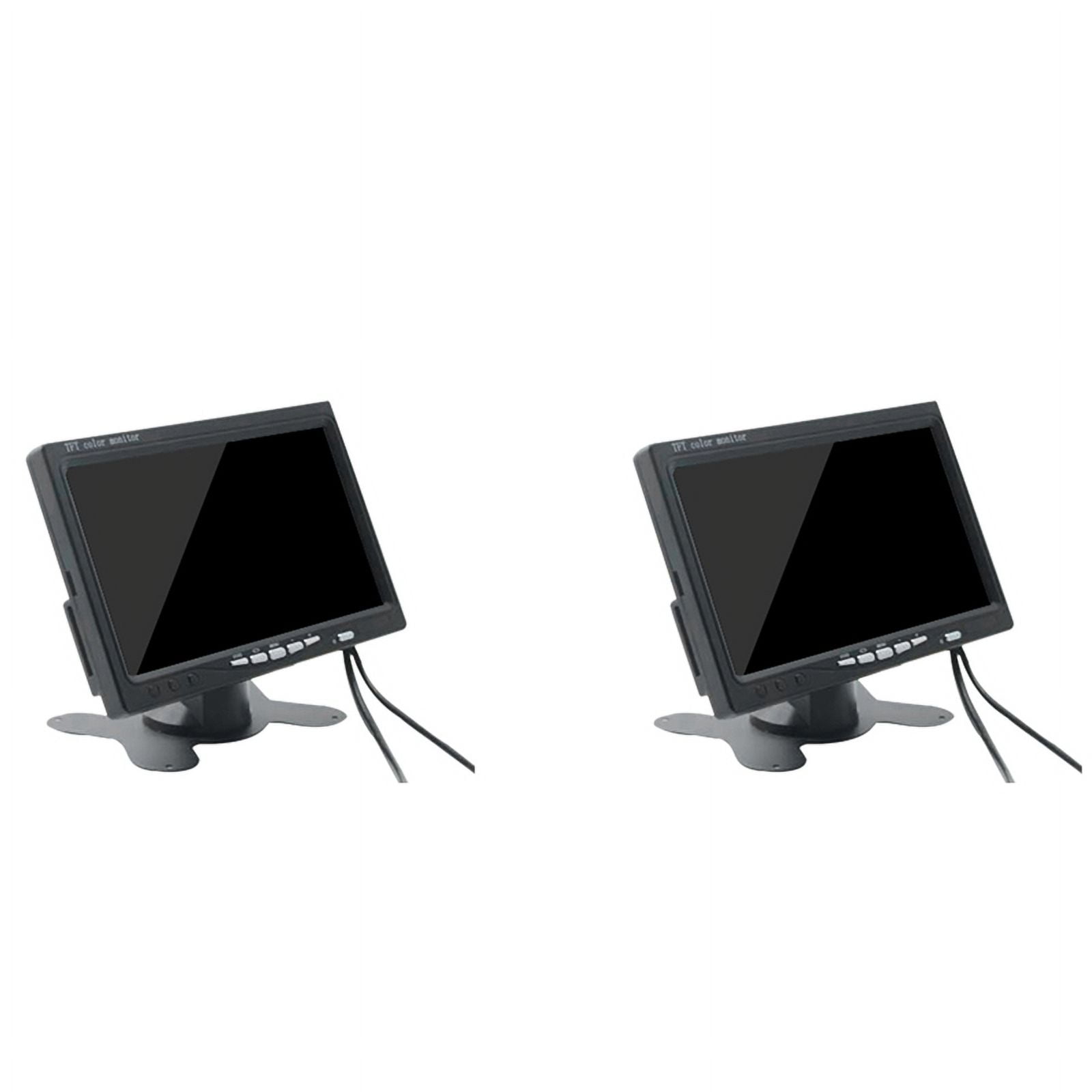 2X Mini TV 7 Inch HD Monitor 800X480 Portable Car LCD Screens on DVD ...