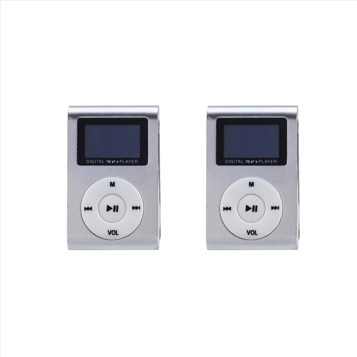 2X Mini USB Clip MP3 Player Video Screen Support 32GB Micro-SD TF Card ...
